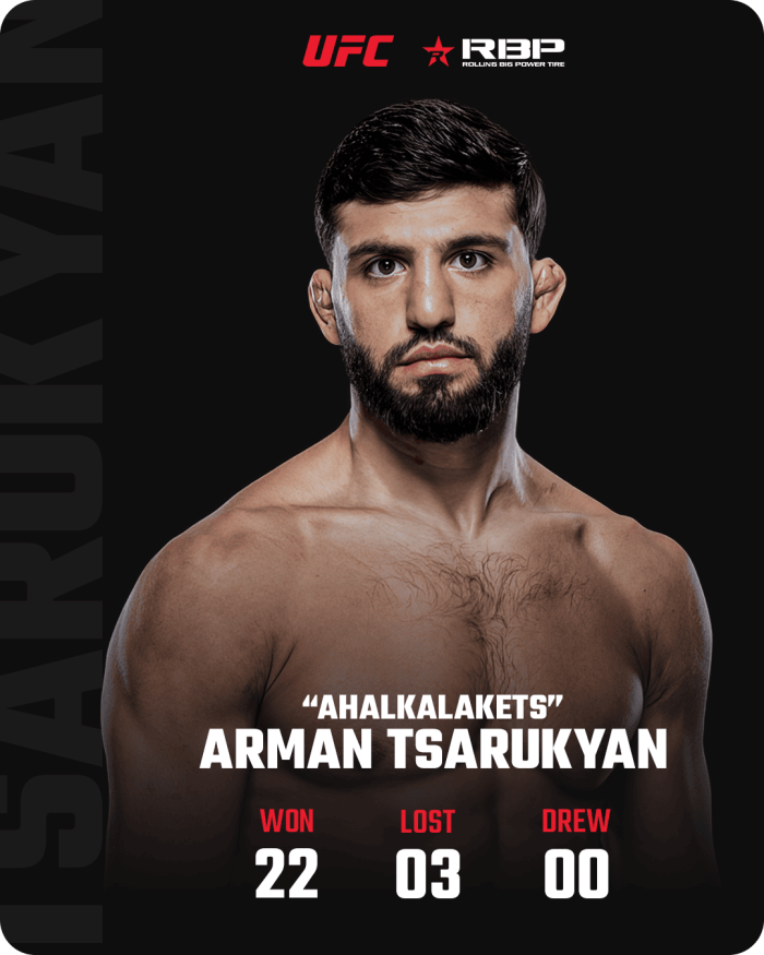 Arman Tsarukyan x Rolling Big Power | RBP Tires